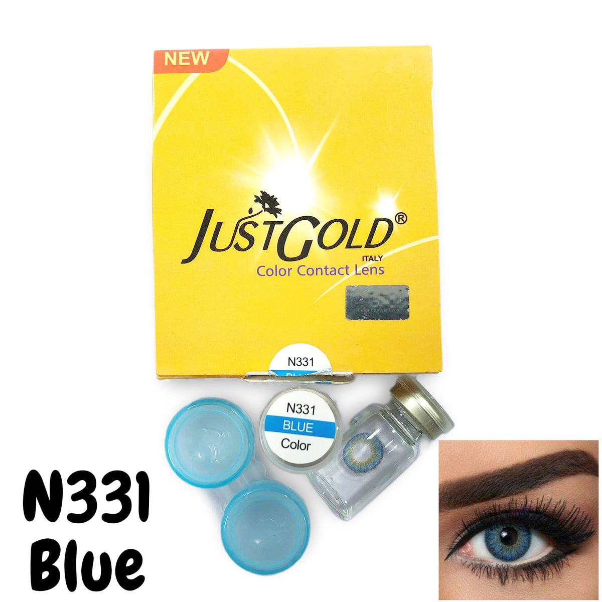 LENS BLUE N331 JUST GOLD – Vamfy